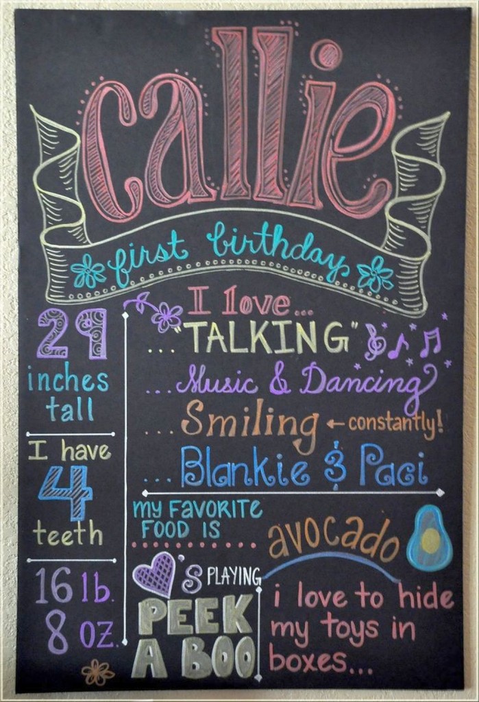 chalkboard writing ideas with colorful chalks