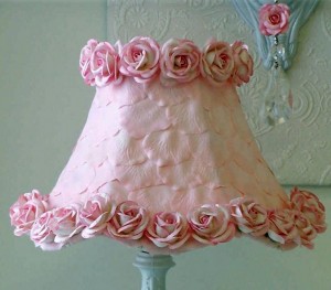 17 Lovely Rosette Lamp Shade Design Ideas