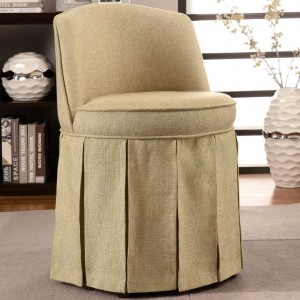 18 Appealing Skirted Vanity Stool Designs