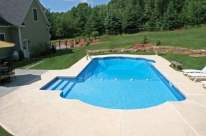 20 Lazy L Pool Designs in Backyard Decoration Ideas